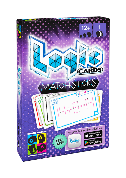 Logic Cards Matchsticks brain teaser – Brain Games Publishing