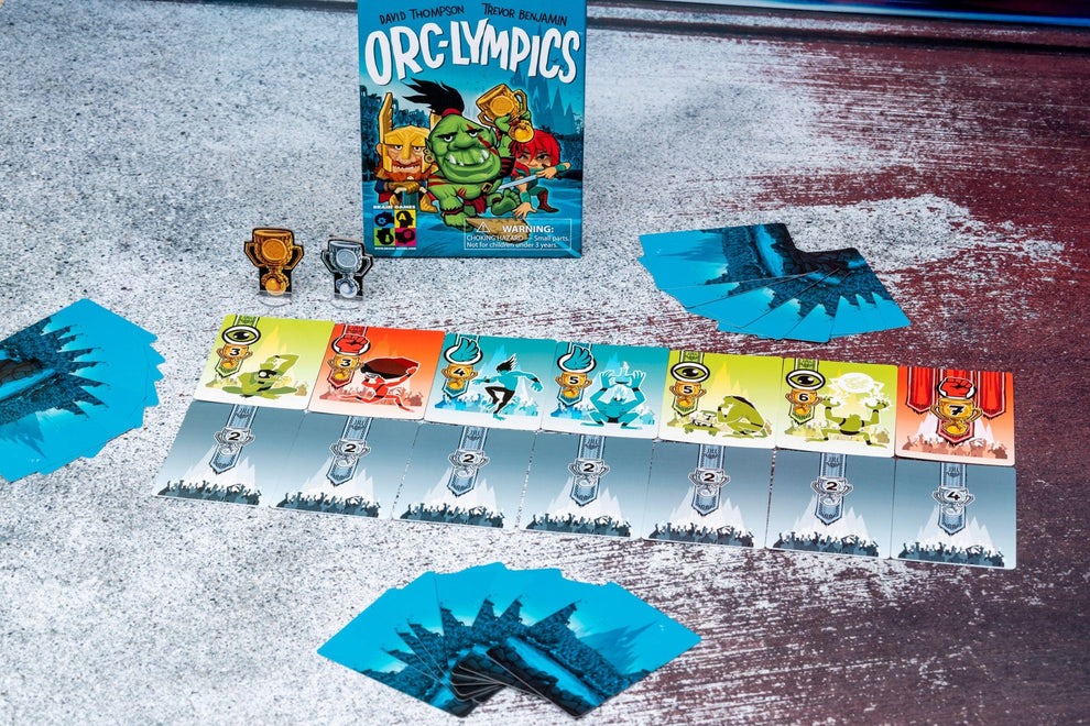 Orc-lympics family board game – Brain Games Publishing