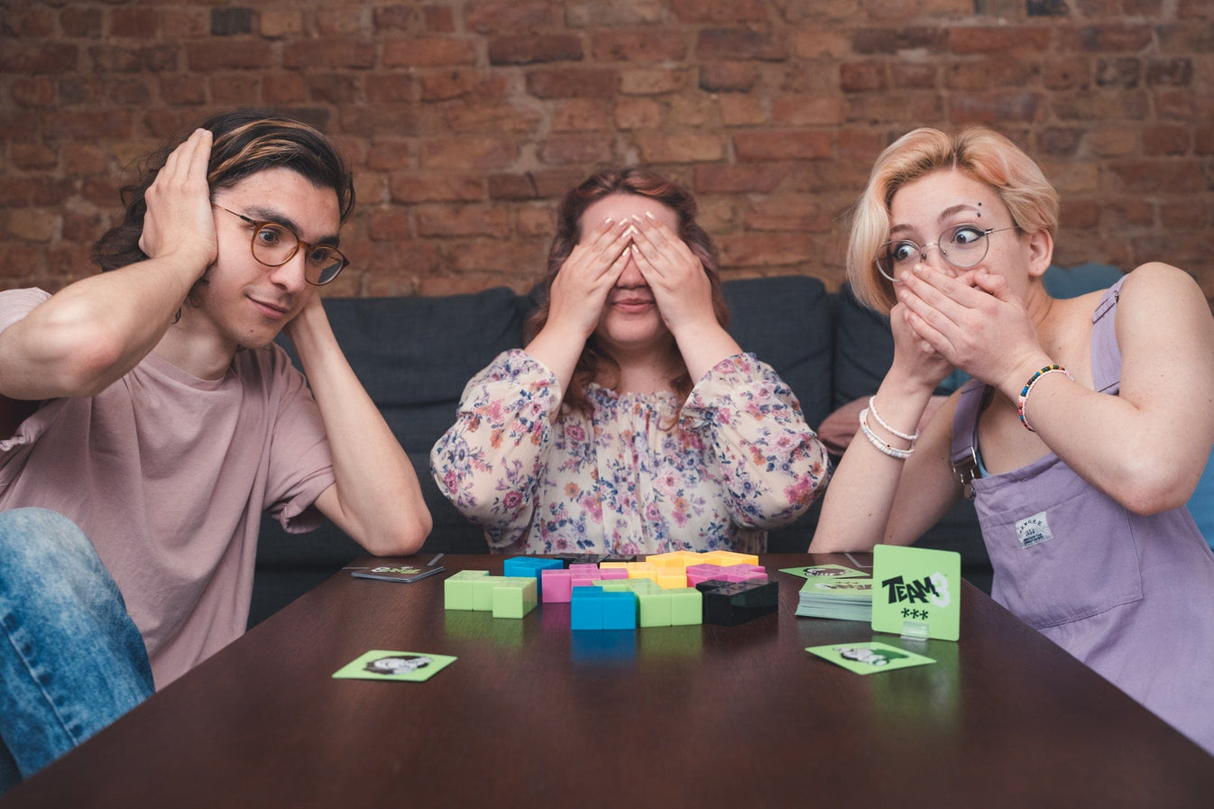 TEAM3 Green party board game – Brain Games Publishing