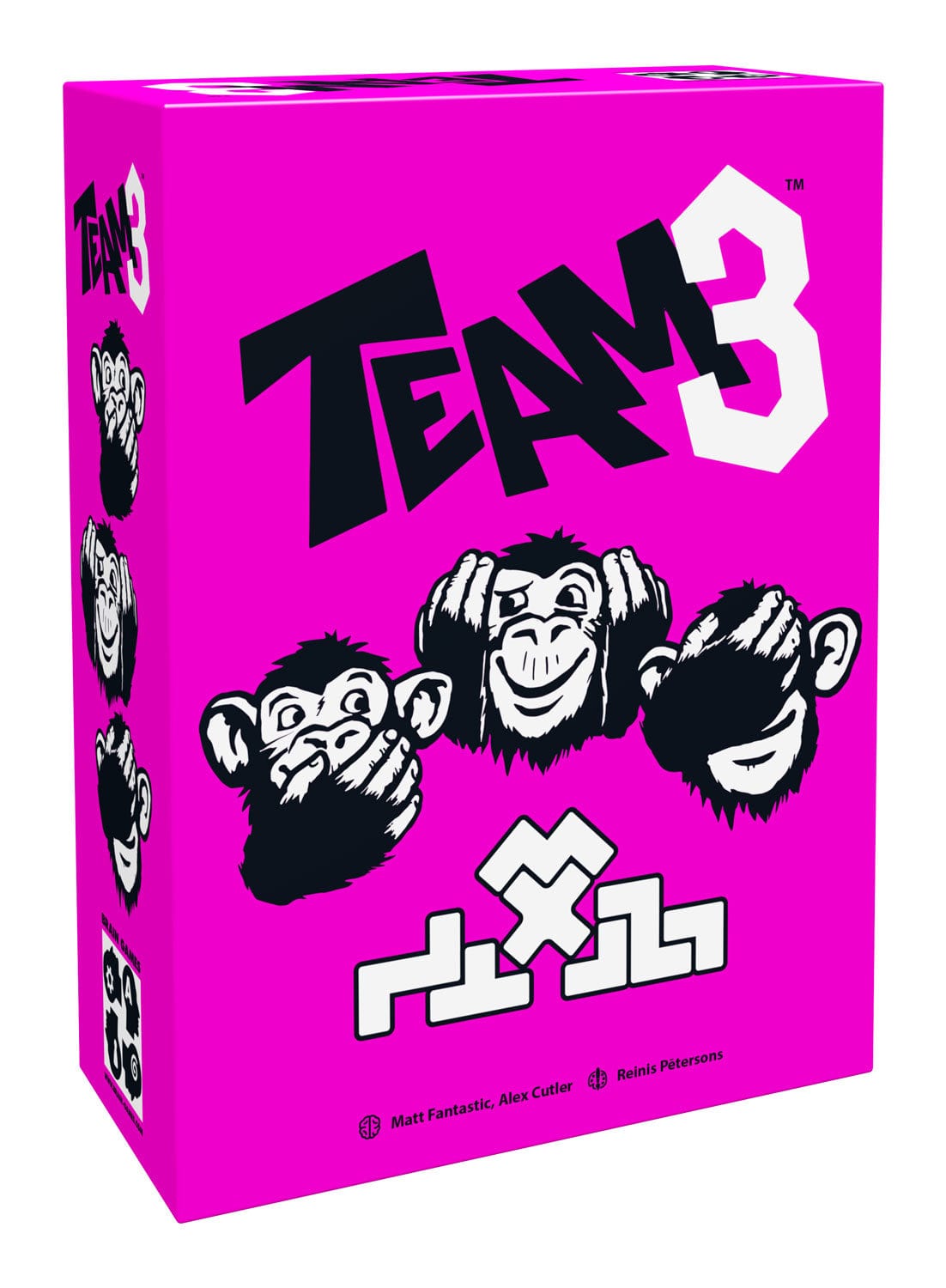 TEAM3 Pink party board game – Brain Games Publishing